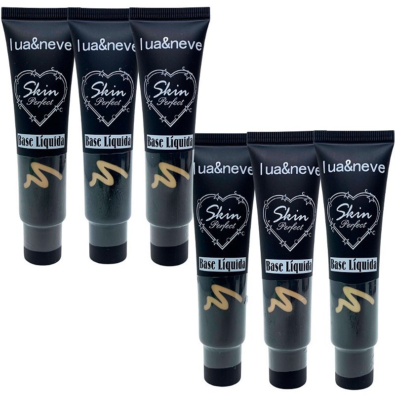 Base Líquida Matte Skin Perfect Lua & Neve | Maquiagem Baratinha ...