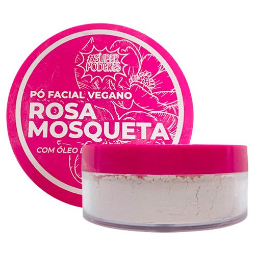 Pó Facial Rosa Mosqueta Super Poderes | Fornecedor Maquiagem - Virtual ...