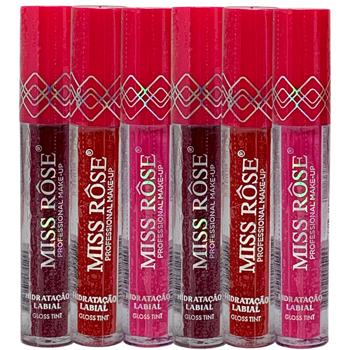 Gloss Tint Sinta-se Miss Rôse | Kit Maquiagem para Revenda - Virtual Make | Maquiagem Atacado p ...