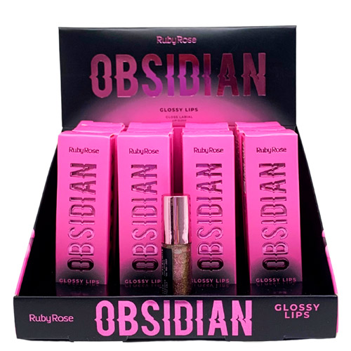 Gloss Glossy Lips Obsidian Ruby Rose | Atacado - Virtual Make ...