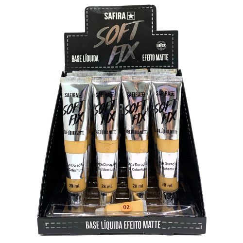 Base Líquida Matte Soft Fix Safira | Fornecedor de Maquiagem - Virtual ...