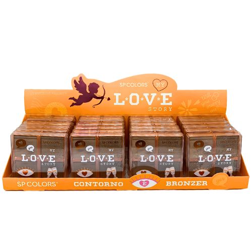 Paleta Contorno e Bronzer SP Colors SP338 | Virtual Make - Virtual Make ...