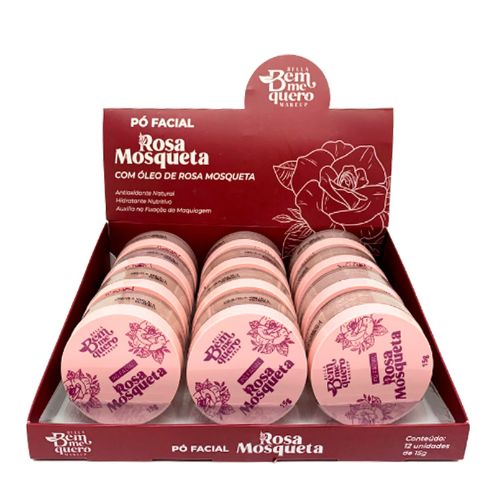 Pó Facial Rosa Mosqueta Bella Bem Me Quero | Atacado Maquiagem ...