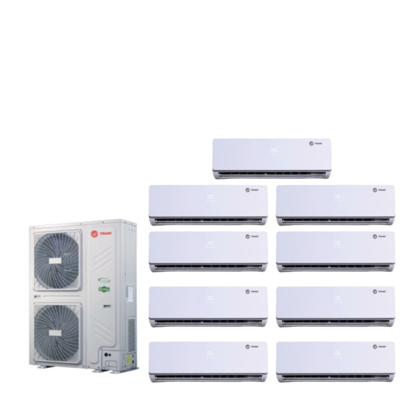 TVR MINI 8 HP Trane Q/F (9 x HW 9.000 BTUs) 220V/380V Trifásico - Mega Ar