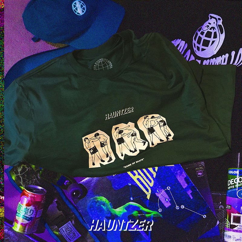 Camisa 𝙃𝘼𝙐𝙉𝙏𝙕𝙀𝙍 - hauntzerco.com.br