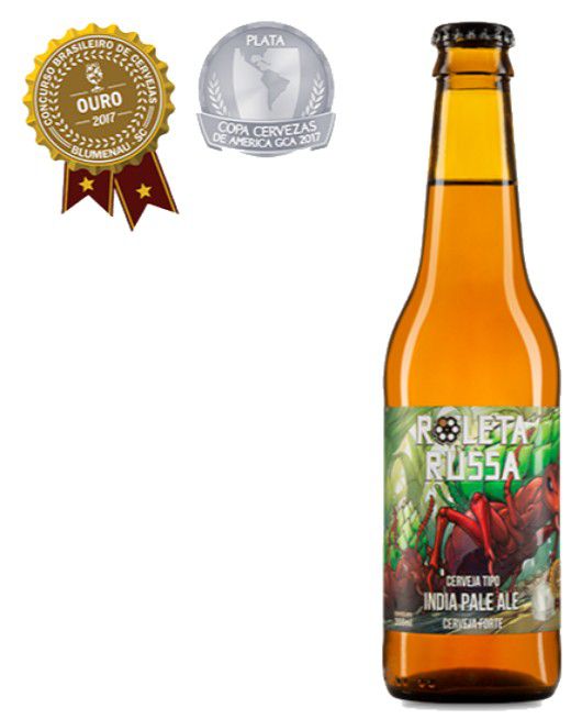 Cerveja Roleta Russa IPA Long-neck 355ml - B Beer Gourmet