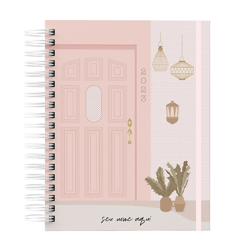 Agenda: Coleção Living Rosa 01 - Thalyta Stamp