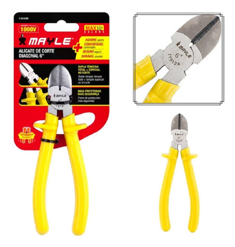 ALICATE CORTE DIAGONAL 6" MAYLE - Guaxucabos