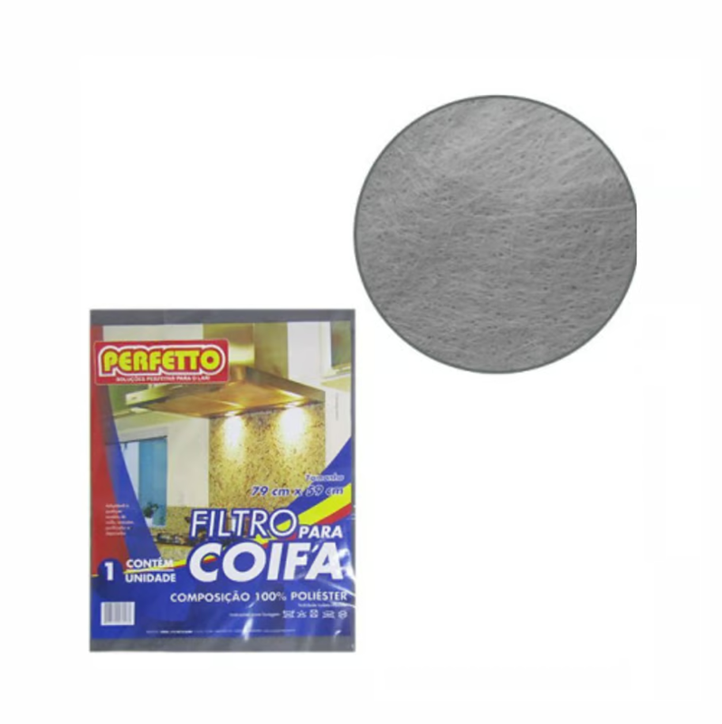 FILTRO COIFA PERFETTO 79X59CM - Guaxucabos