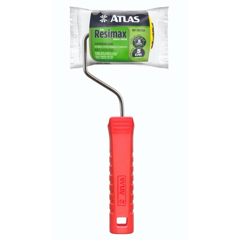 ROLO PINTURA RESIMAX LA SINTÉTICA 5CM ATLAS - Guaxucabos