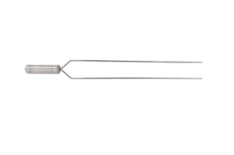 ESPETO INOX DUPLO CHURRASCO 75CM - Guaxucabos
