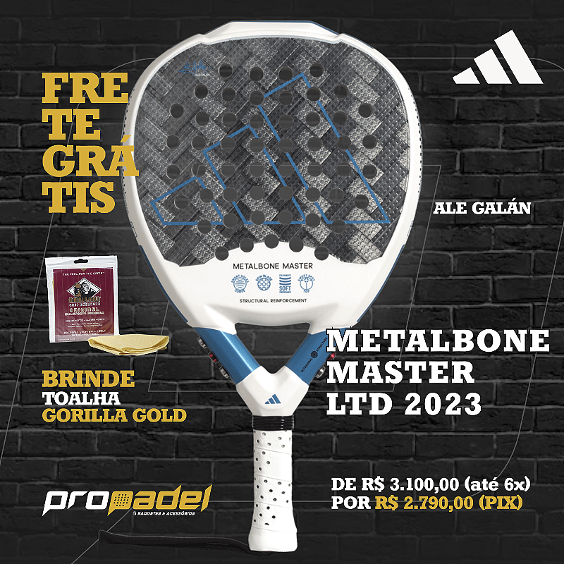 RAQUETE DE PADEL ADIDAS METALBONE MASTER LTD 2023 - ALE GALÁN - Loja ... RAQUETE DE PADEL ADIDAS METALBONE MASTER LTD 2023 - ALE GALÁN - Loja ...