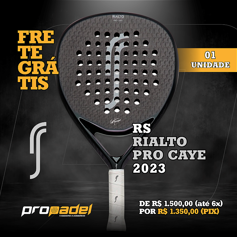 RAQUETE DE PADEL ROBIN SODERLING RS RIALTO 2023 PRO CAYE - Loja Propadel