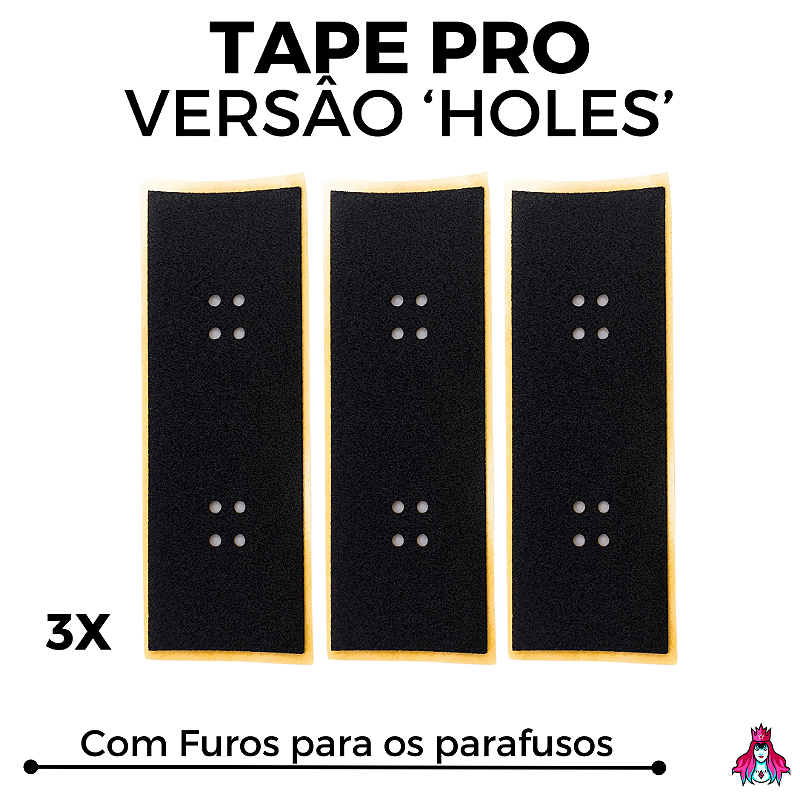 3x Pack de Tapes marca Custom modelo *PRO* versão ''Holes'' (3 Unidades ...