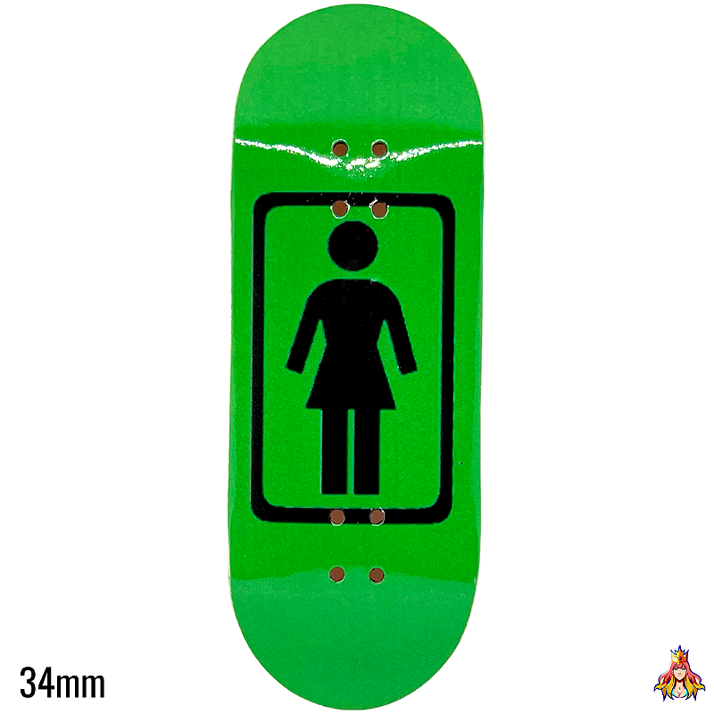 Deck Custom Premium Series - 34mm - “Girl“ - Custom Shop Fingerboards ...