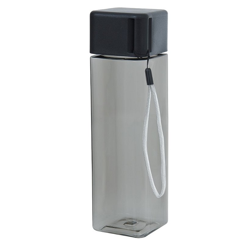 Kit 6 Garrafas de Plástico Quadrada Com Alça 450ml - Não Resinado ...