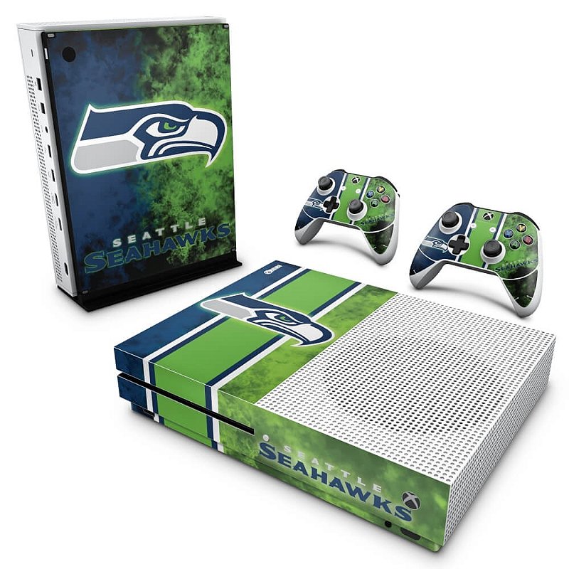 Xbox One Slim Skin - Seattle Seahawks - NFL - Pop Arte Skins Atacado