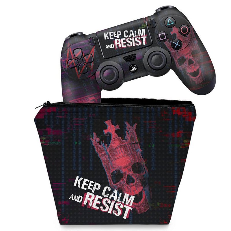 KIT Capa Case e Skin PS4 Controle - Watch Dogs Legion - Pop Arte Skins ...