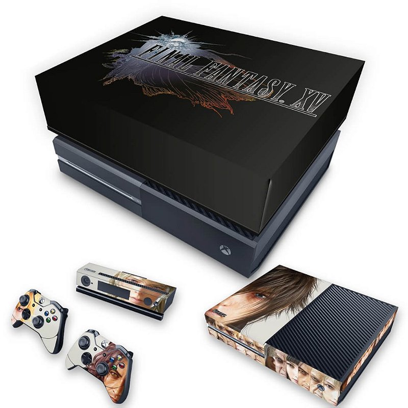 KIT Xbox One Fat Skin e Capa Anti Poeira - Final Fantasy XV #A - Pop ...