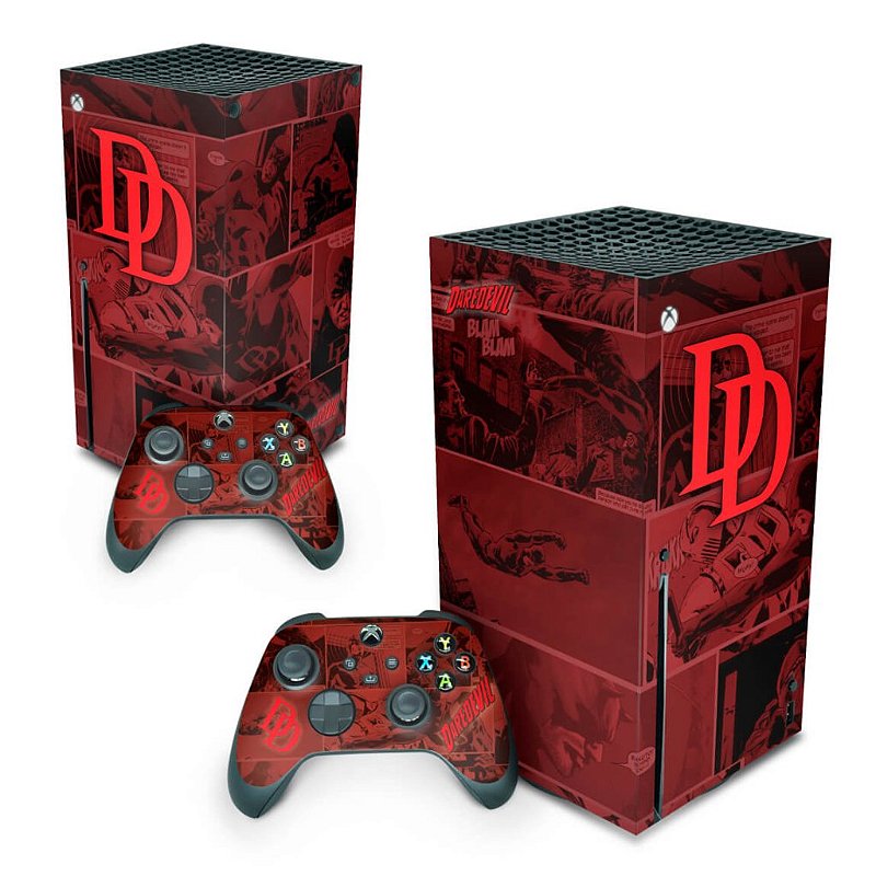 Xbox Series X Skin - Daredevil Demolidor Comics - Pop Arte Skins Atacado