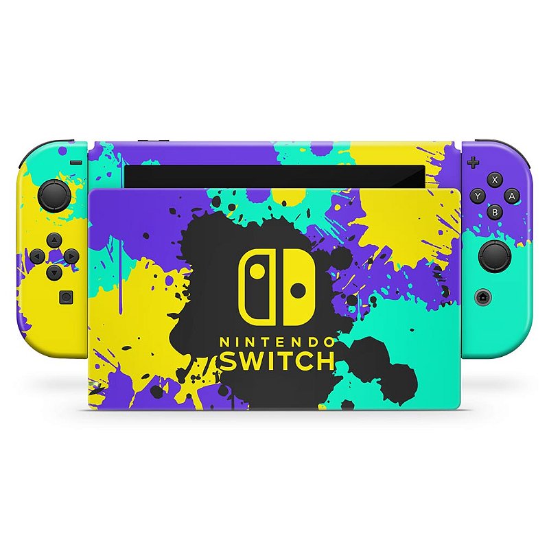 Nintendo Switch Skin - Splatoon 3 - Pop Arte Skins Atacado