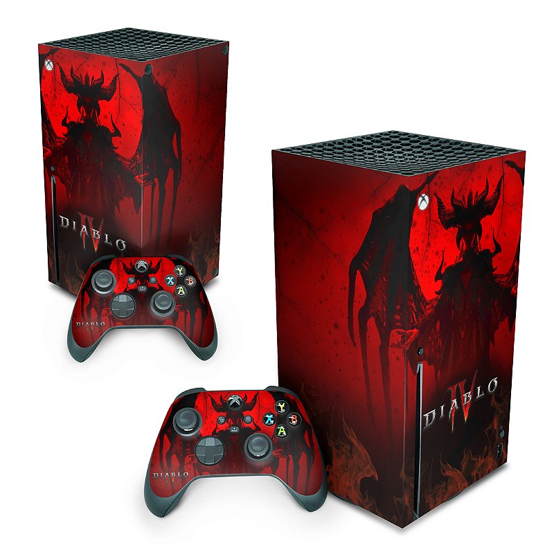 Xbox Series X Skin - Diablo IV 4 - Pop Arte Skins Atacado