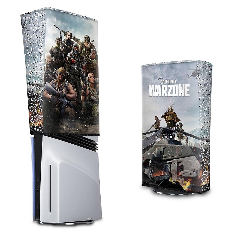 PS5 Pro Capa Anti Poeira Vertical - Call of Duty Warzone - Pop Arte ...