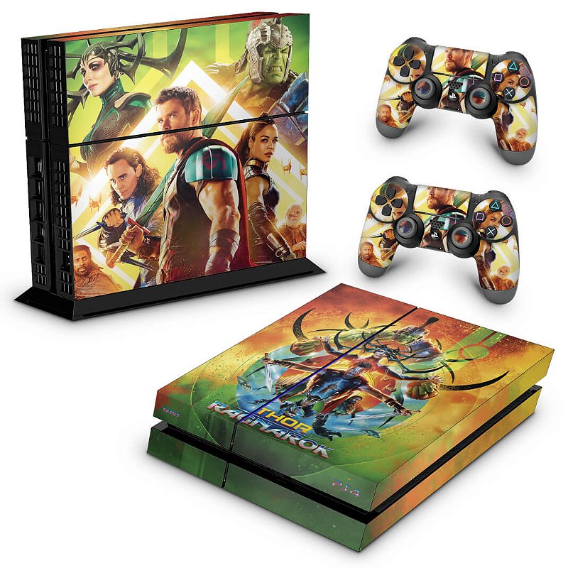 Ps4 Fat Skin - Thor Ragnarok - Pop Arte Skins Atacado