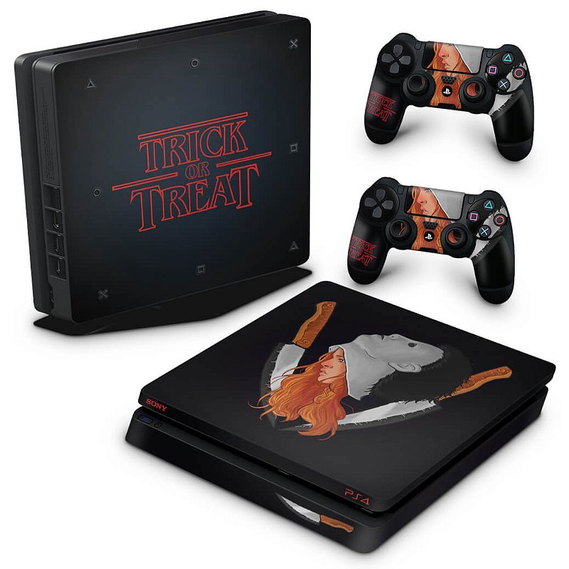 PS4 Slim Skin - Stranger Things Max - Pop Arte Skins Atacado