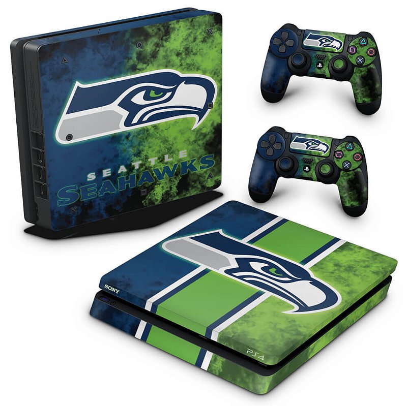 PS4 Slim Skin - Seattle Seahawks - NFL - Pop Arte Skins Atacado