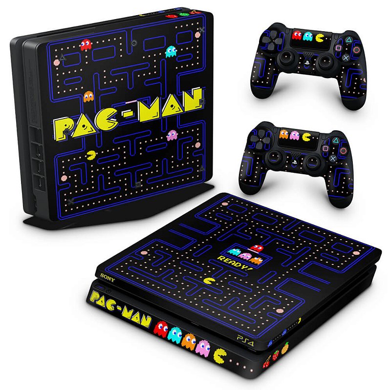 PS4 Slim Skin - Pac Man - Pop Arte Skins Atacado