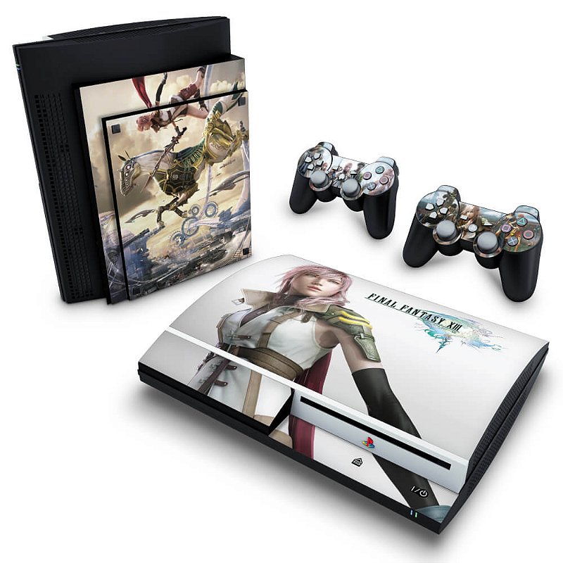 PS3 Fat Skin - Final Fantasy XIII #B - Pop Arte Skins Atacado