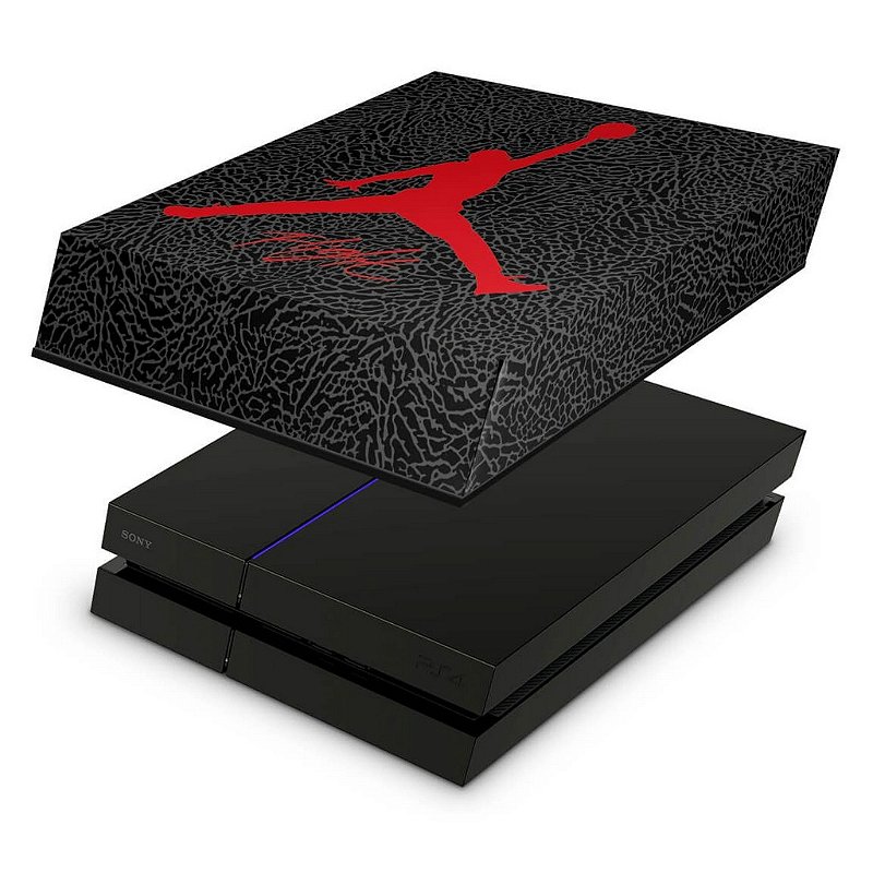 PS4 Fat Capa Anti Poeira - Air Jordan Flight - Pop Arte Skins Atacado