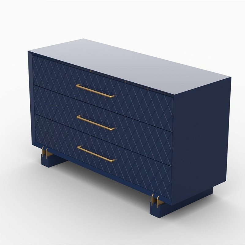 Cômoda Trabalhada, Cômoda Chelles, Cômoda Azul, Alto Padrão Móveis ...