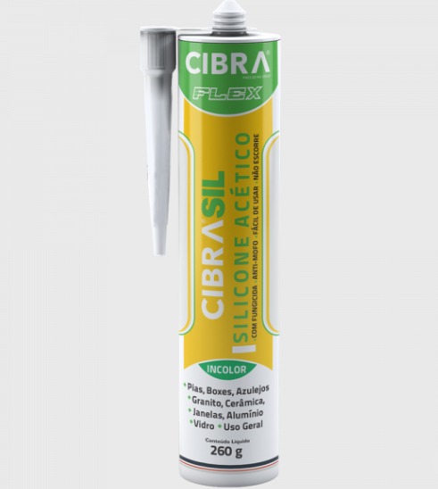 SILICONE INCOLOR ACÉTICO - DAMOFIX