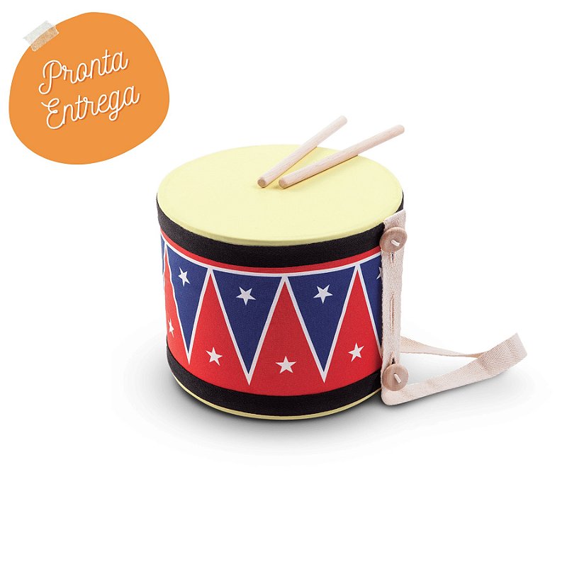 Instrumento Musical Infantil - Tambor Grande - Loja Dino Bailarino