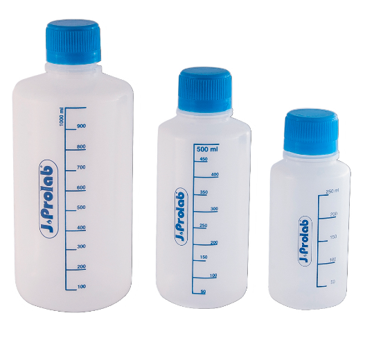FRASCO PARA REAGENTE 250ML EM(PE)S/ GRAD COM SELO- JPROLAB - orionprodutoscientificos