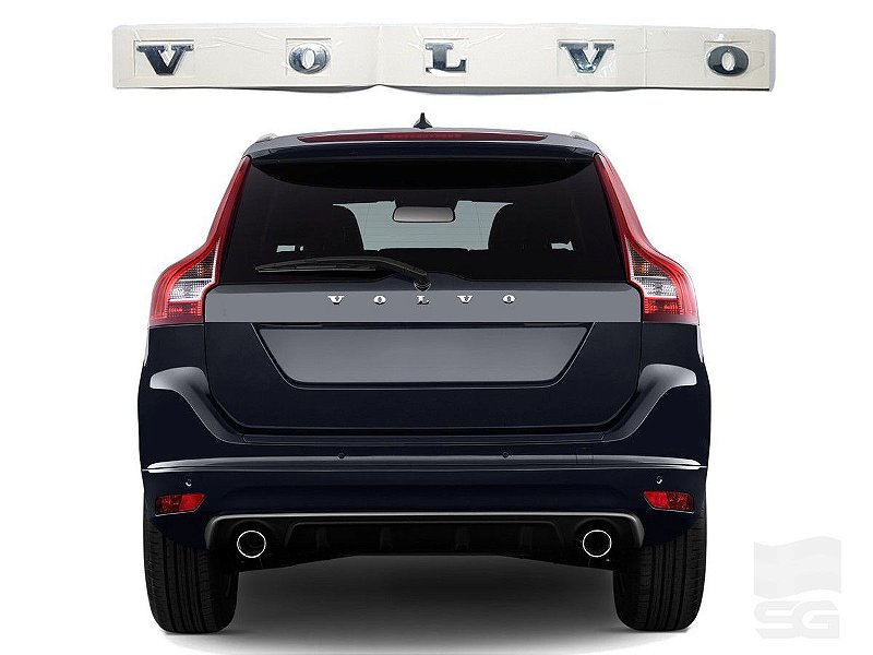 Emblema Letras VOLVO de Plástico da tampa do Porta-Malas - SG SWEDEN 🇸🇪