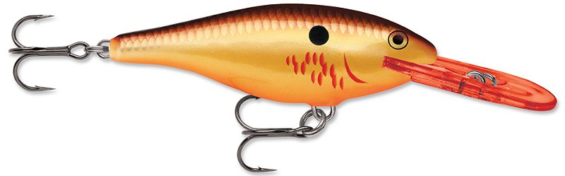 Isca Artificial Rapala Shad Rap Deep Runner SR-7 - Bleeding Copper ...