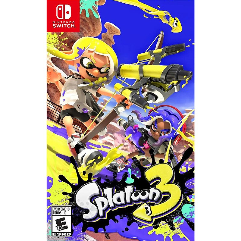 Splatoon 3 - Nintendo Switch ( NOVO ) - Rodrigo Games