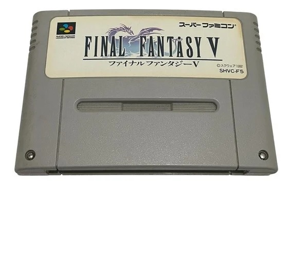 Final Fantasy V - Famicom Super Nintendo - JP Original ( USADO ...