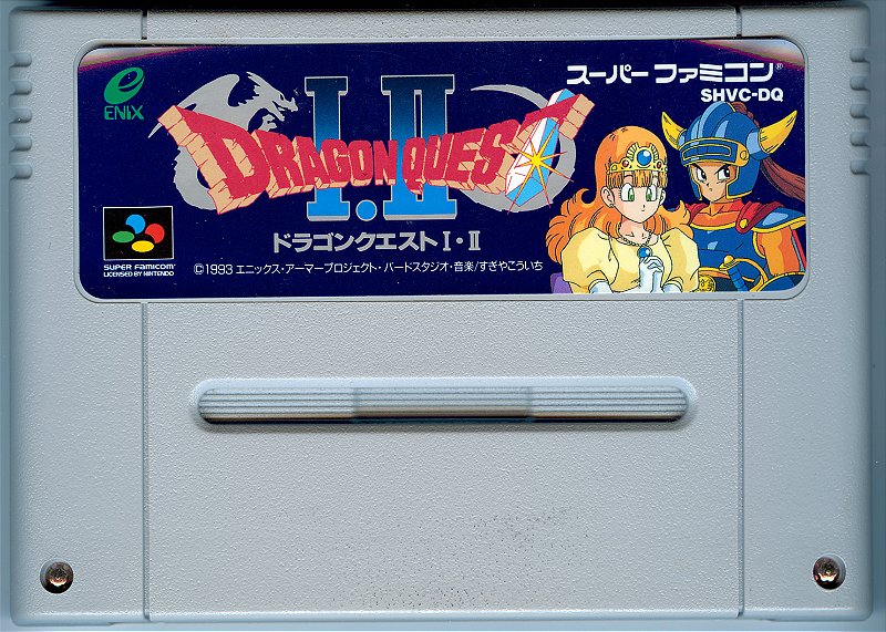 Dragon Quest I.II - Famicom Super Nintendo - JP Original ( USADO ...