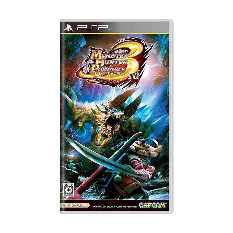 Monster Hunter 3 - PSP - JP Original ( USADO ) - Rodrigo Games