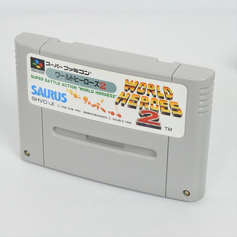 World Heroes 2 - Famicom Super Nintendo - JP Original ( USADO ...