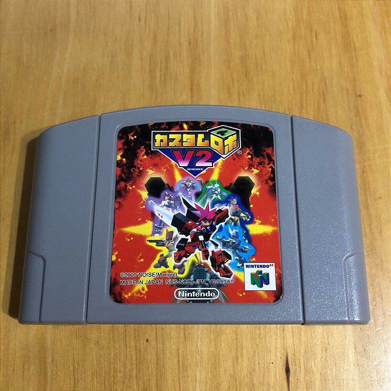 Custom Robo V2 - Nintendo 64 - JP Original ( USADO ) - Rodrigo Games