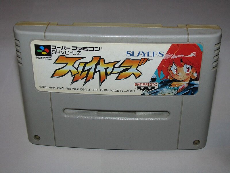 SLAYERS - Famicom Super Nintendo - JP Original ( USADO ) - Rodrigo Games
