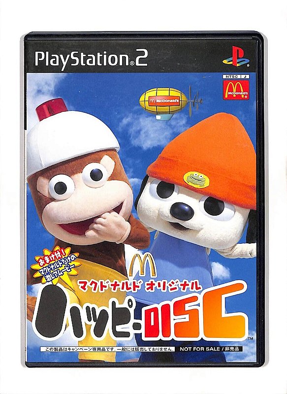 McDonald's Original Happy Disc Ape Parappa - PS2 - JP Original ( USADO ...