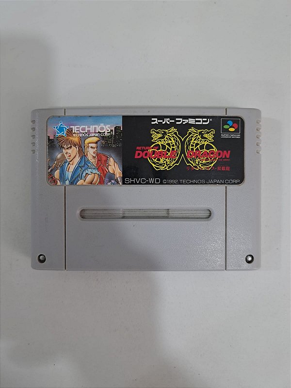 Double Dragon - Famicom Super Nintendo - JP Original ( USADO ...