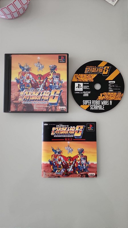 Super Robot Wars Iv Scramble - PS1 JP Original ( USADO ) - Rodrigo Games