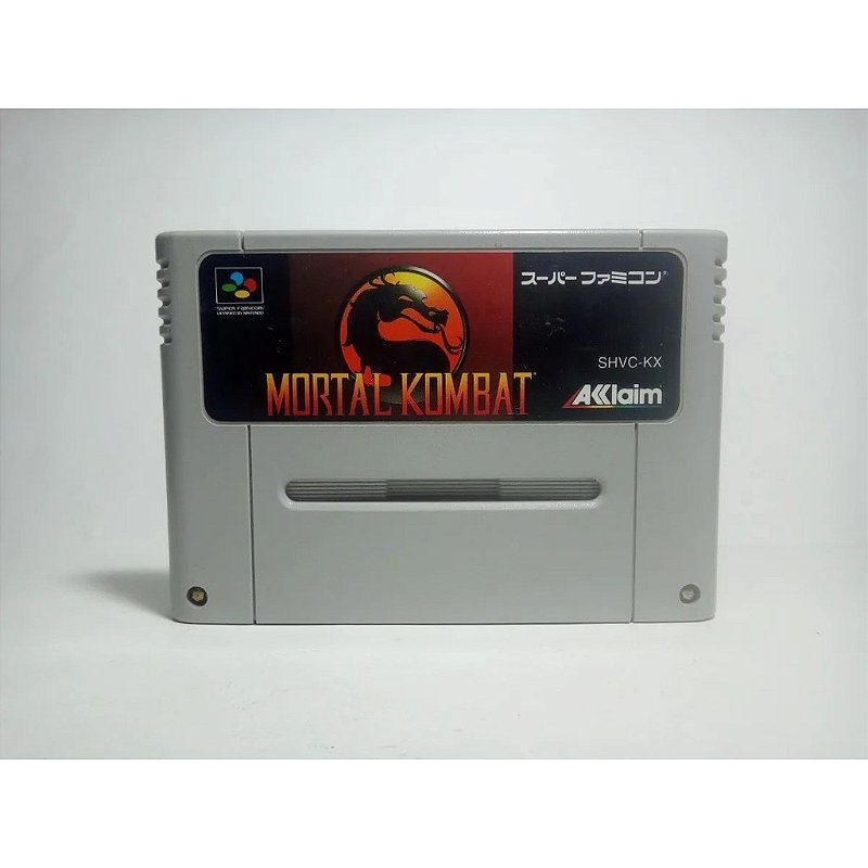 Mortal Kombat - Famicom Super Nintendo - JP Original ( USADO ) - Rodrigo Games